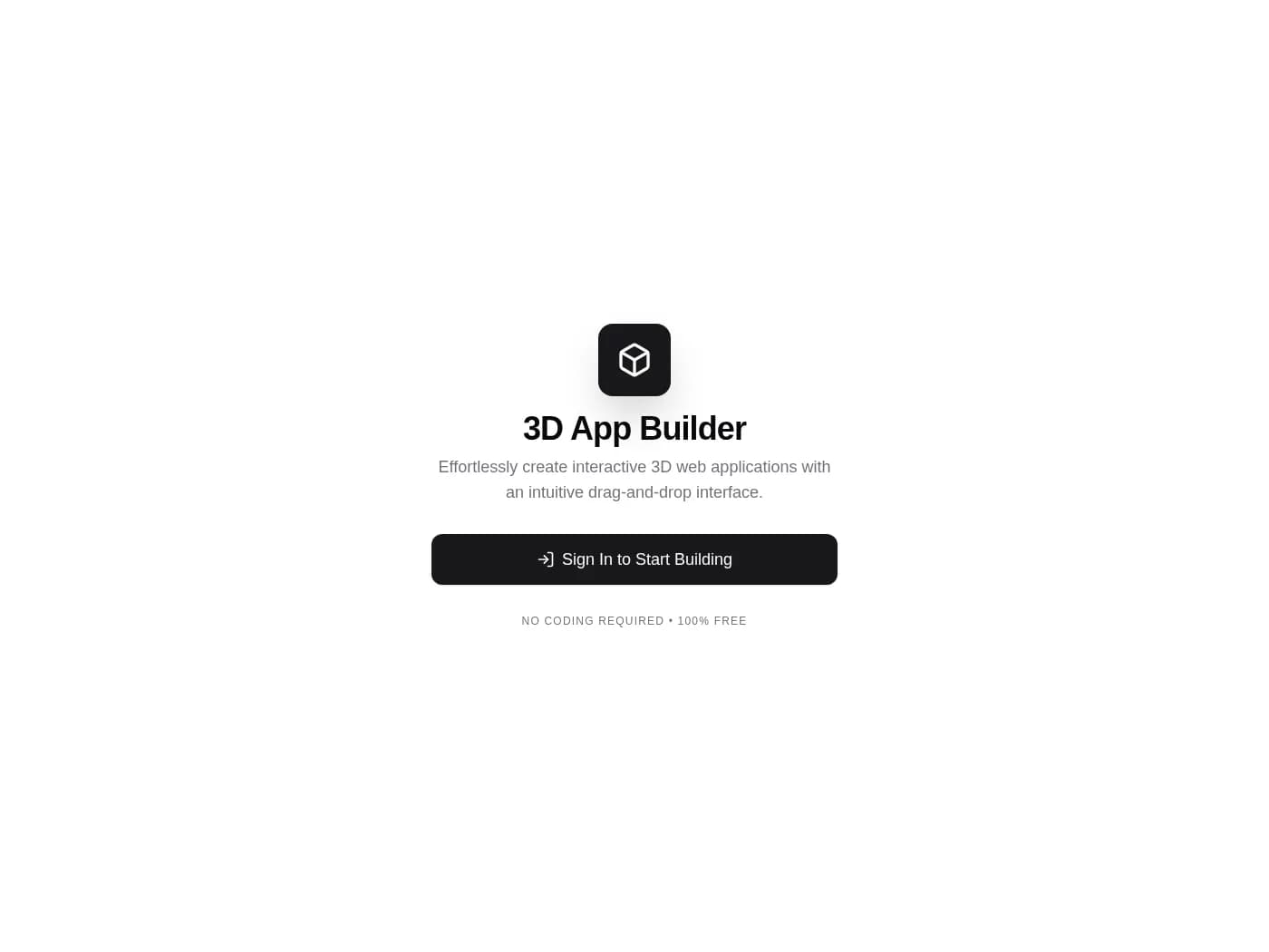3D App Builder