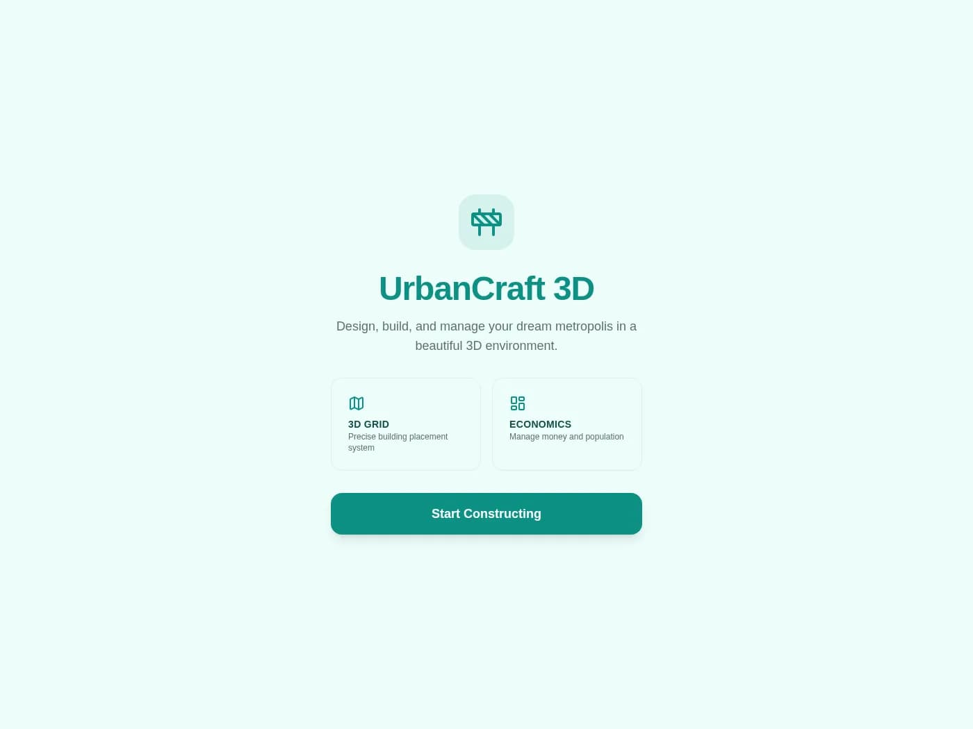 UrbanCraft 3D