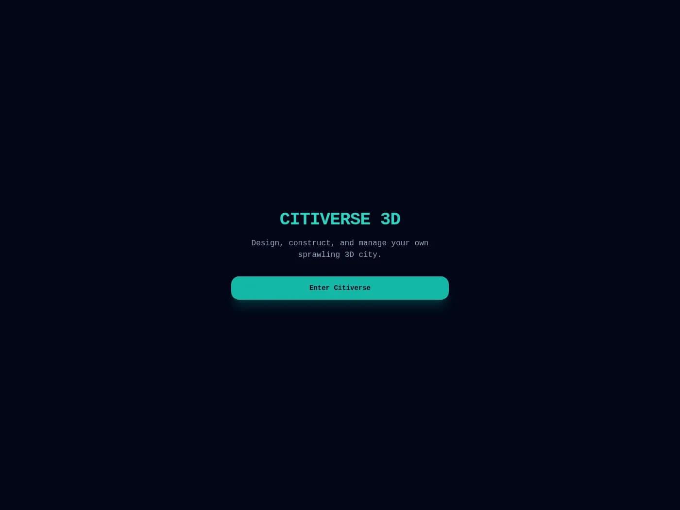 Citiverse 3D Builder