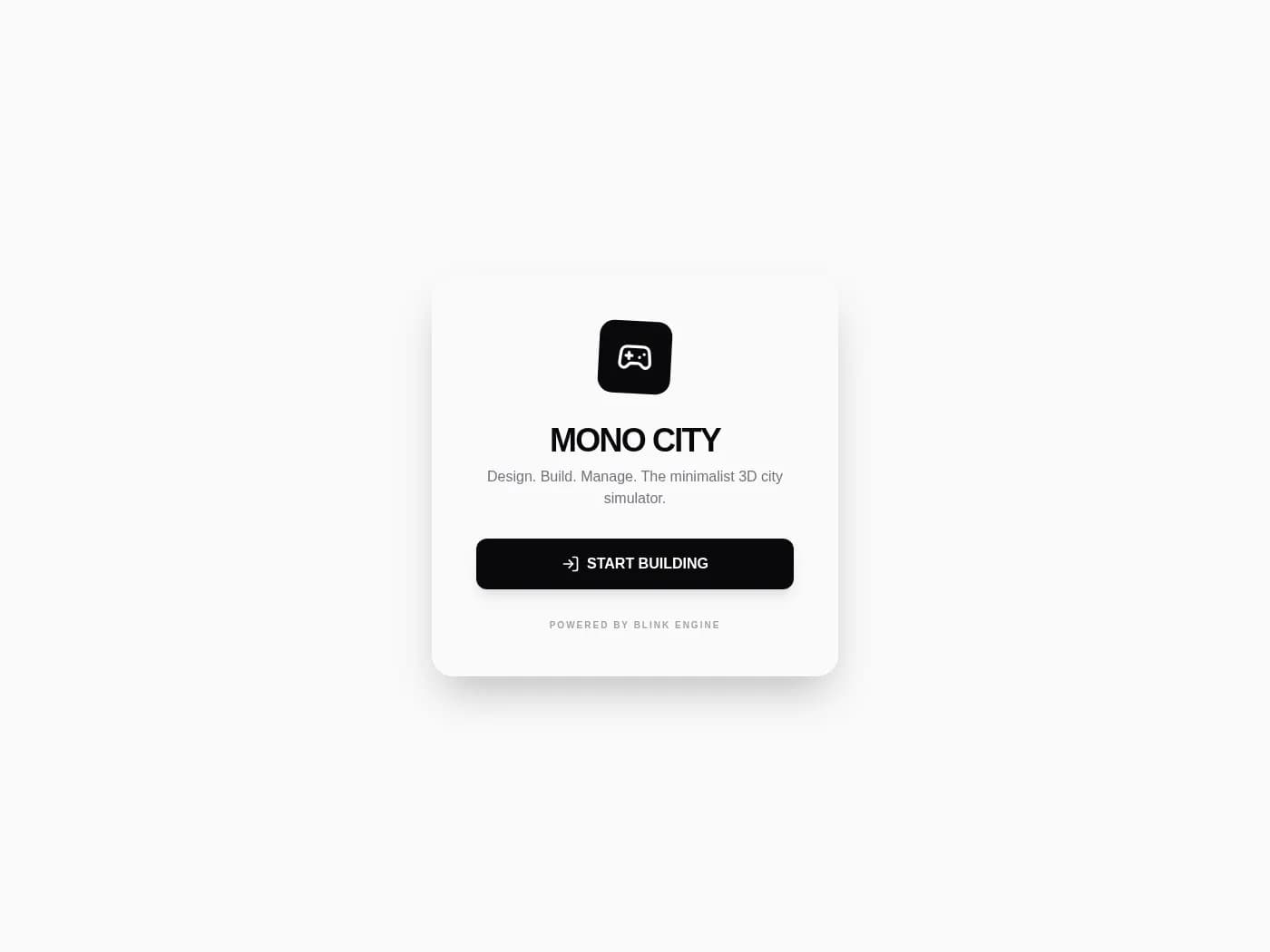 3D City Builder Game