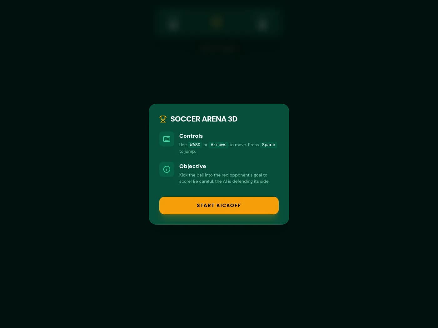 3D Soccer Game