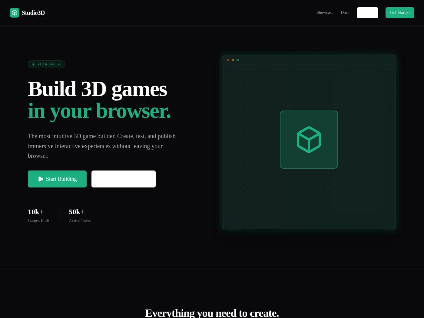 3D Game Creator