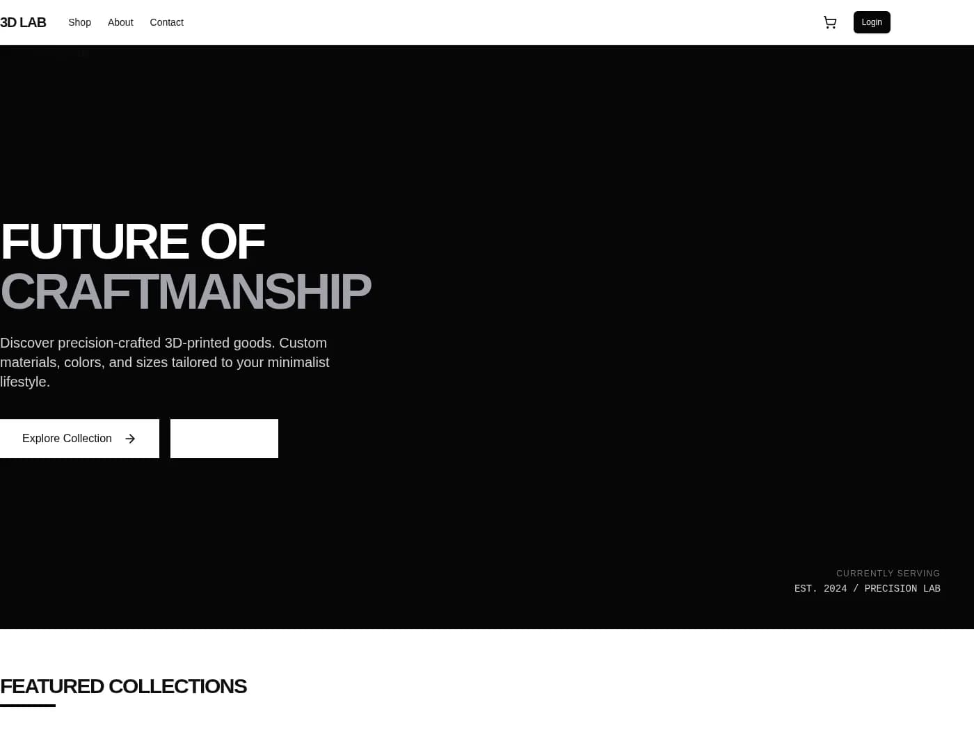 3D Lab Storefront