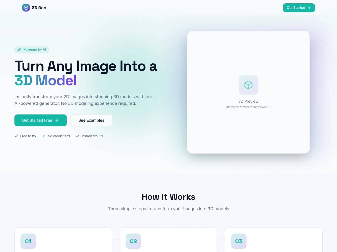 3D Model Generator