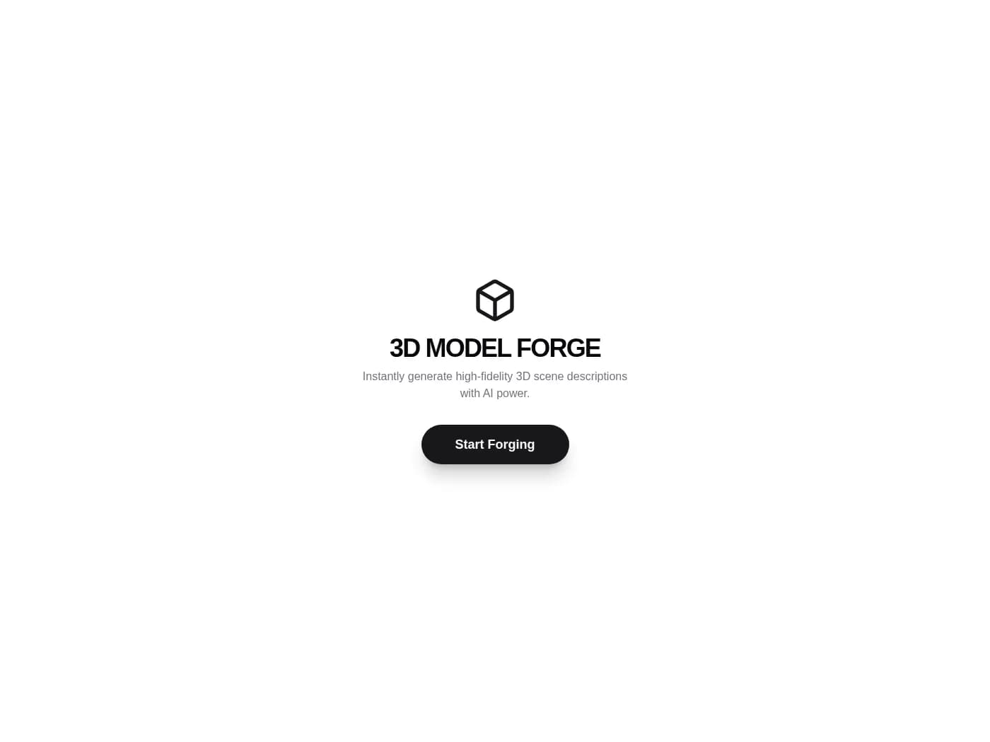 3D Model Forge