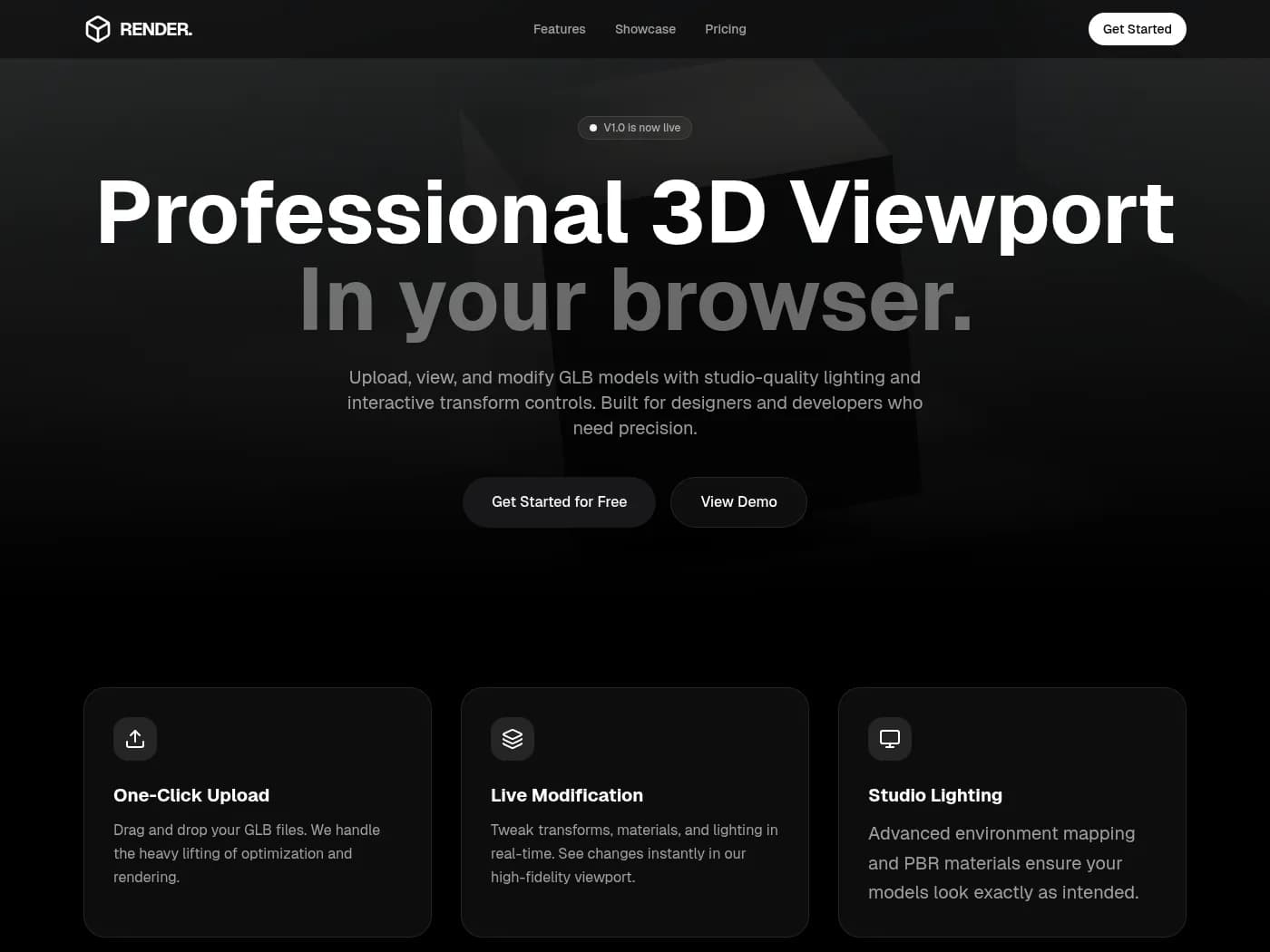 3D Model Viewer Site