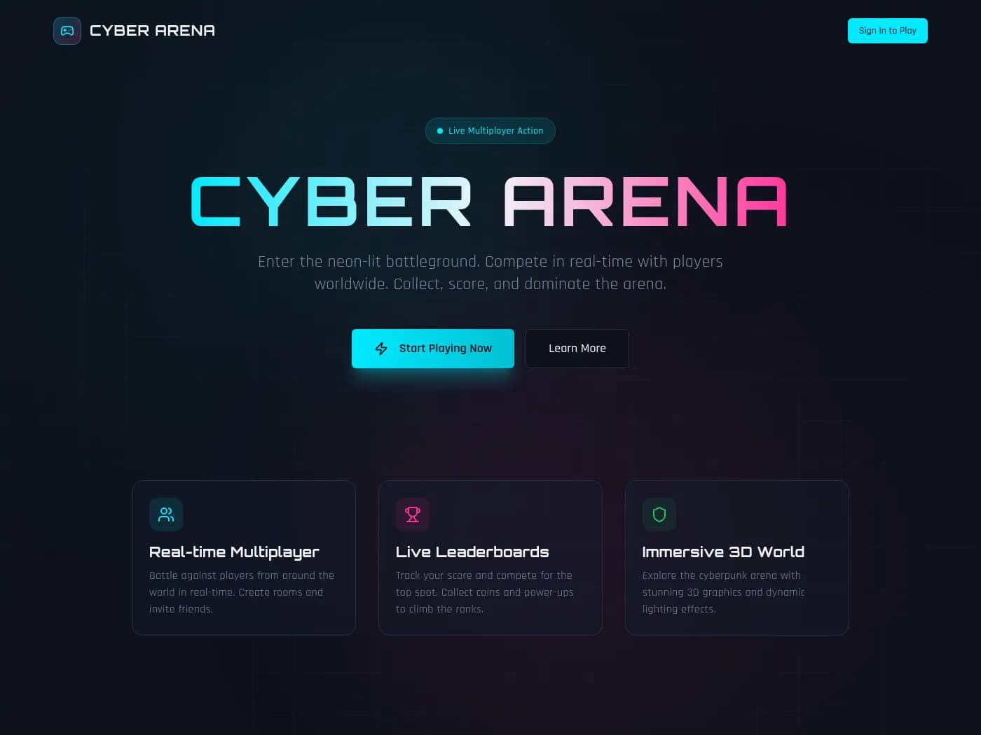 3D Multiplayer Game