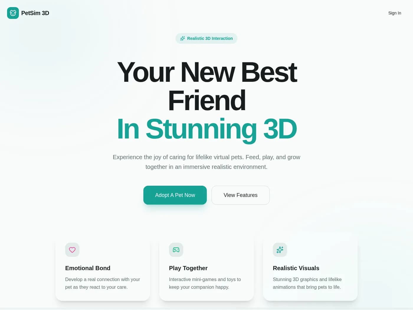 PetSim 3D