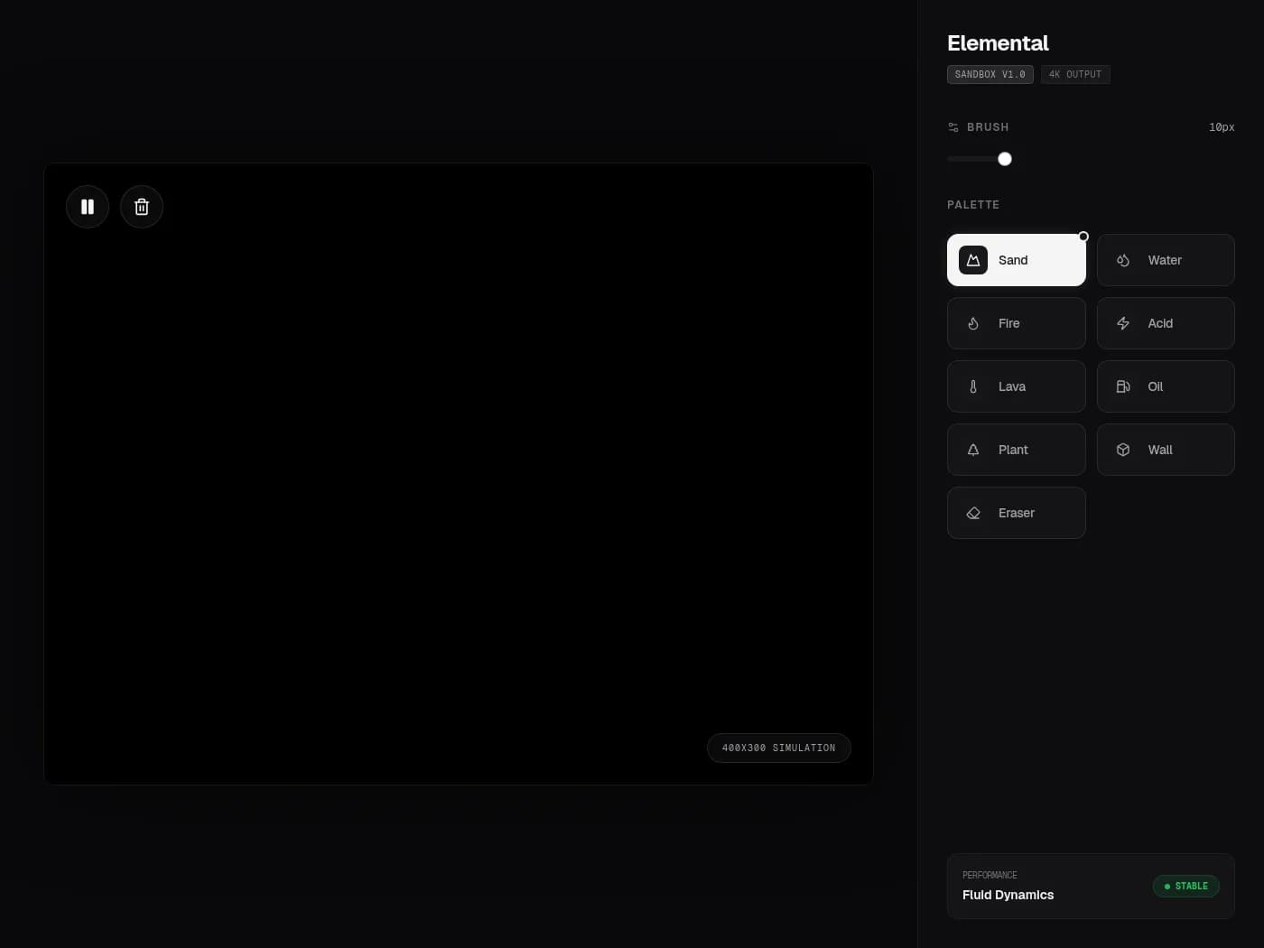 Elemental Physics Sandbox