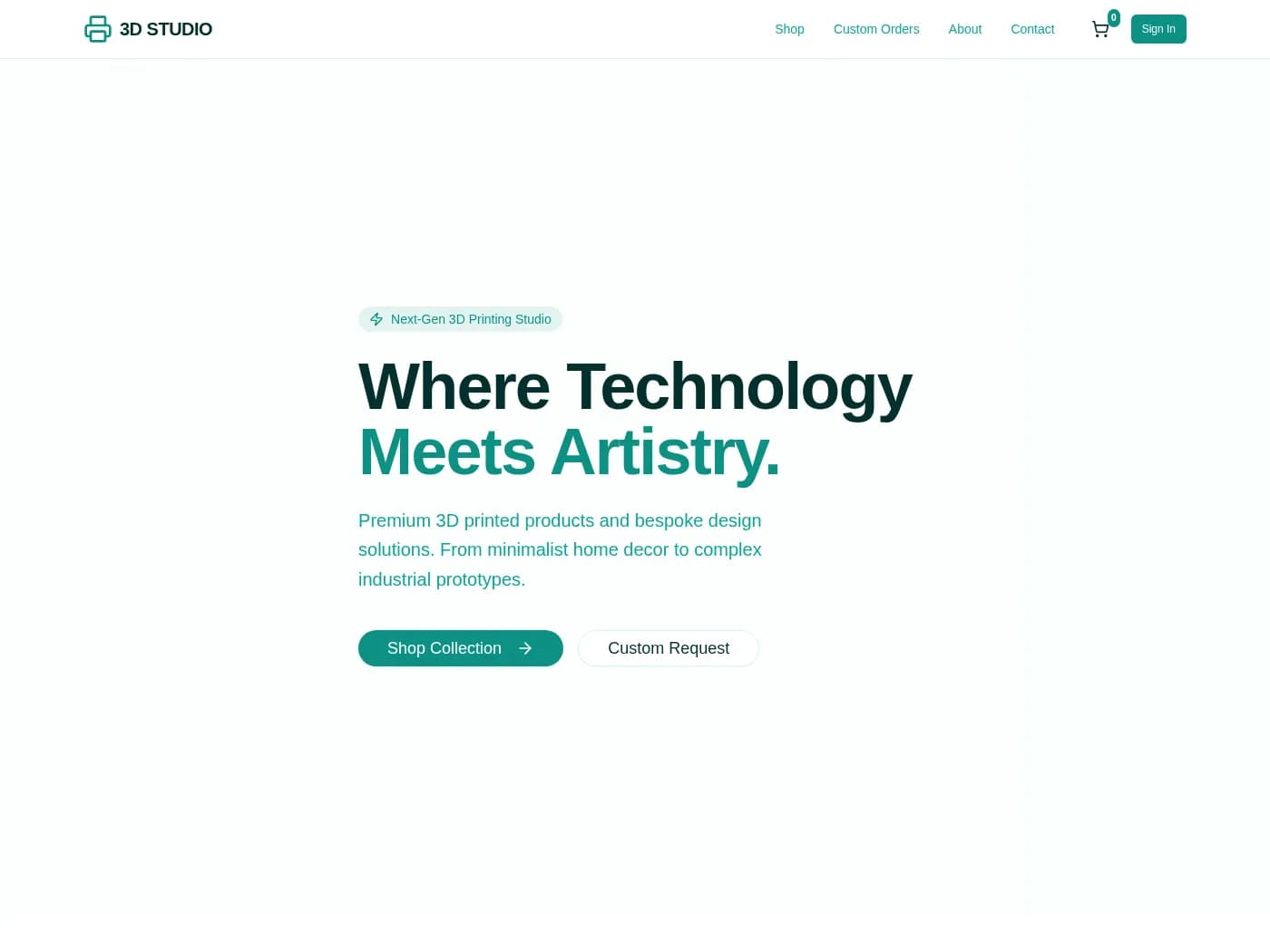 3D Print Studio Site