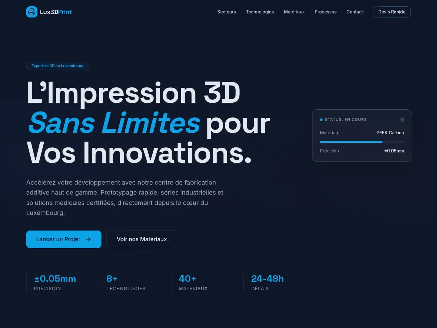 3D Printing Luxembourg Page
