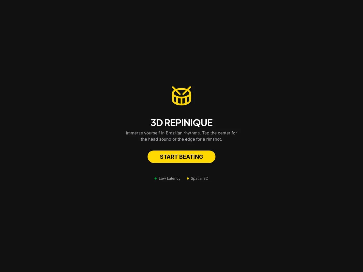 3D Repinique Drum App