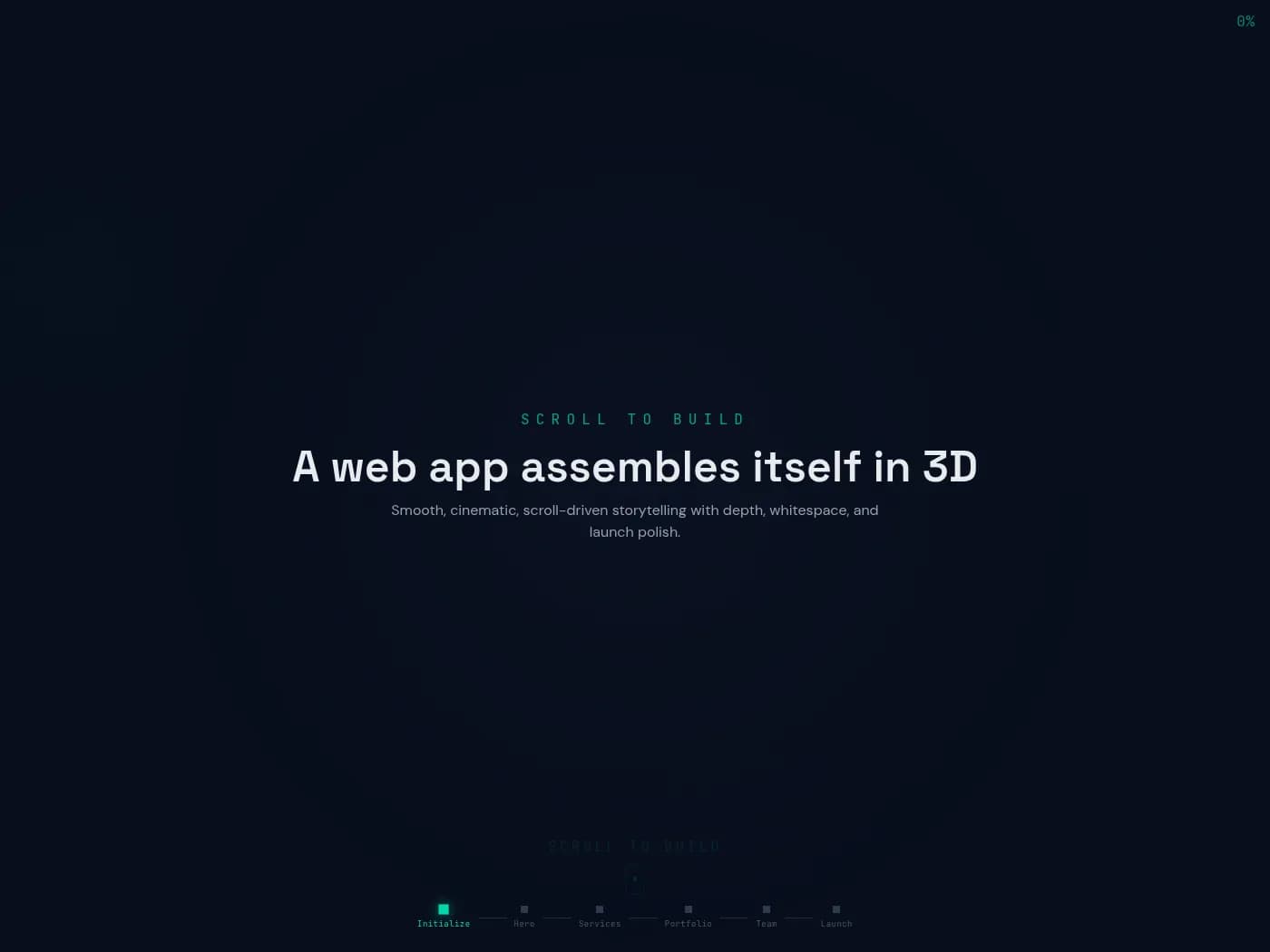 AppBuilder 3D Scroll Demo