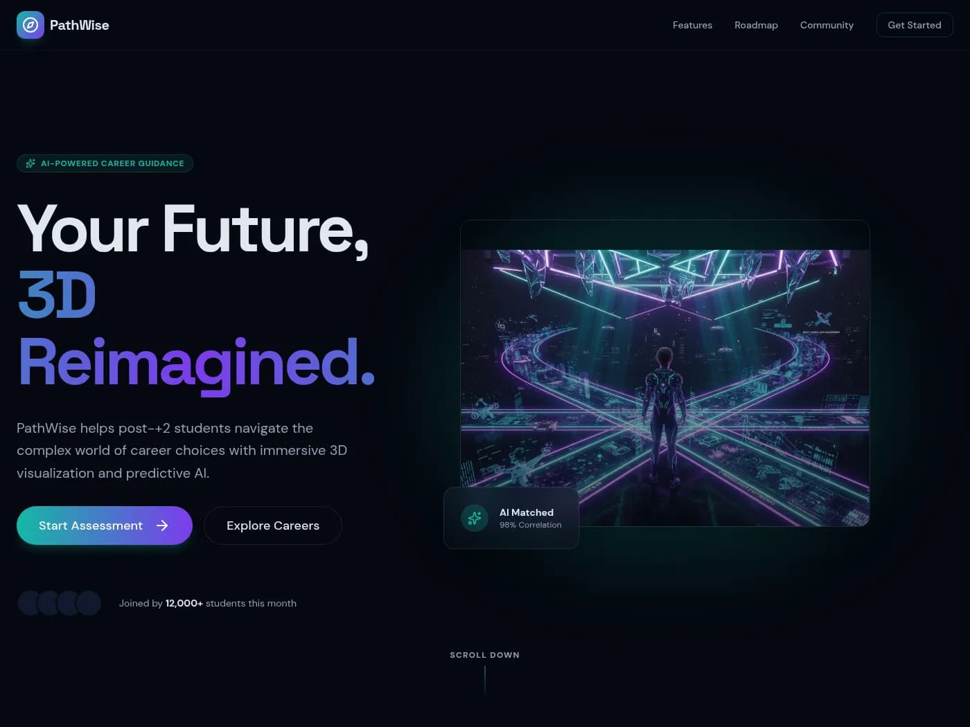 3D Scroll Visuals
