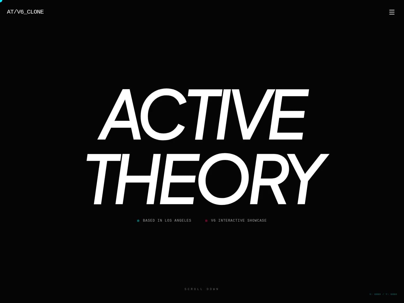 Active Theory 3D Portfolio