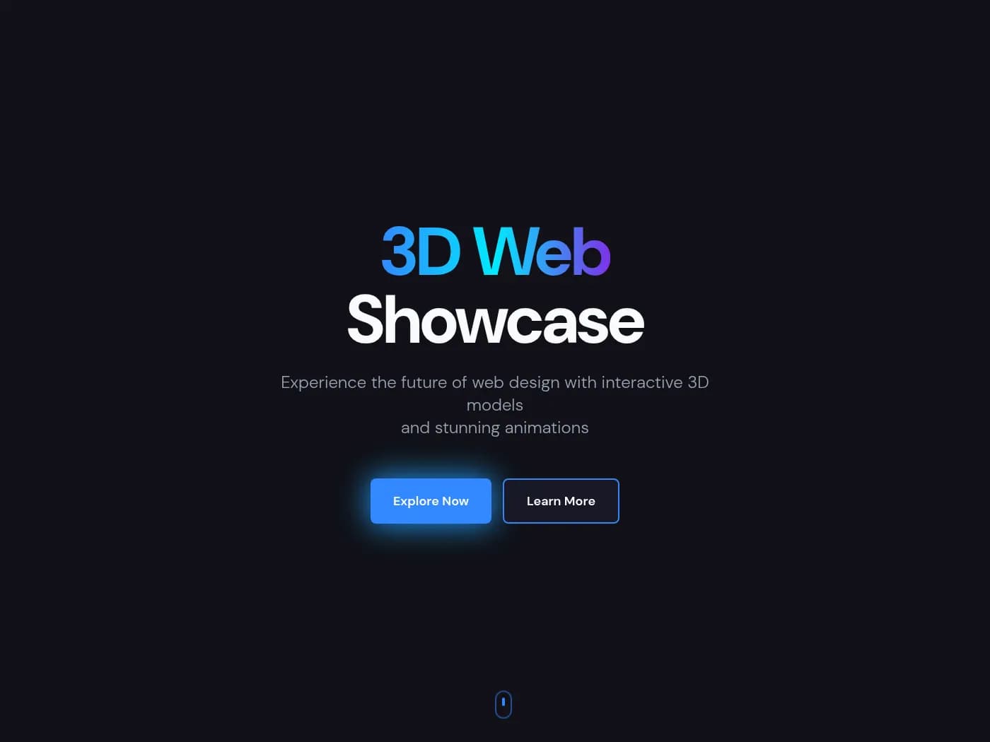 3D Web Showcase