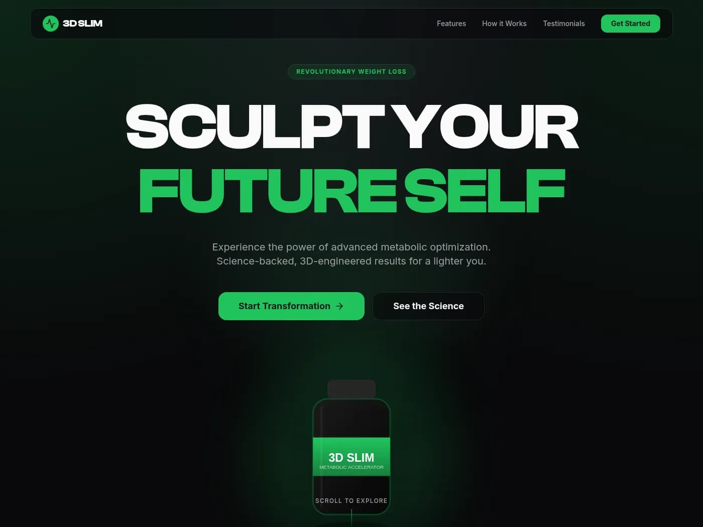 3D Slimming Website