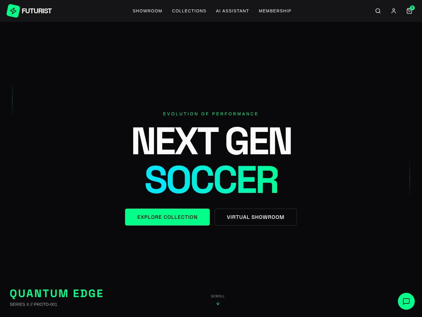 Futurist Soccer Store 3D