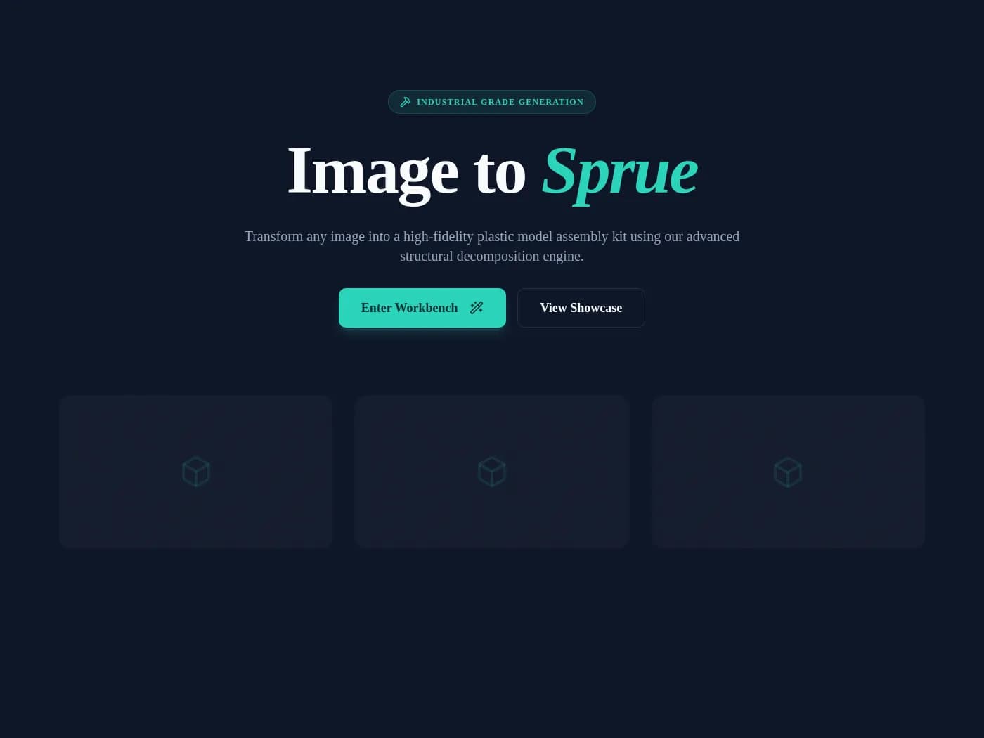 3D Sprue Model Maker