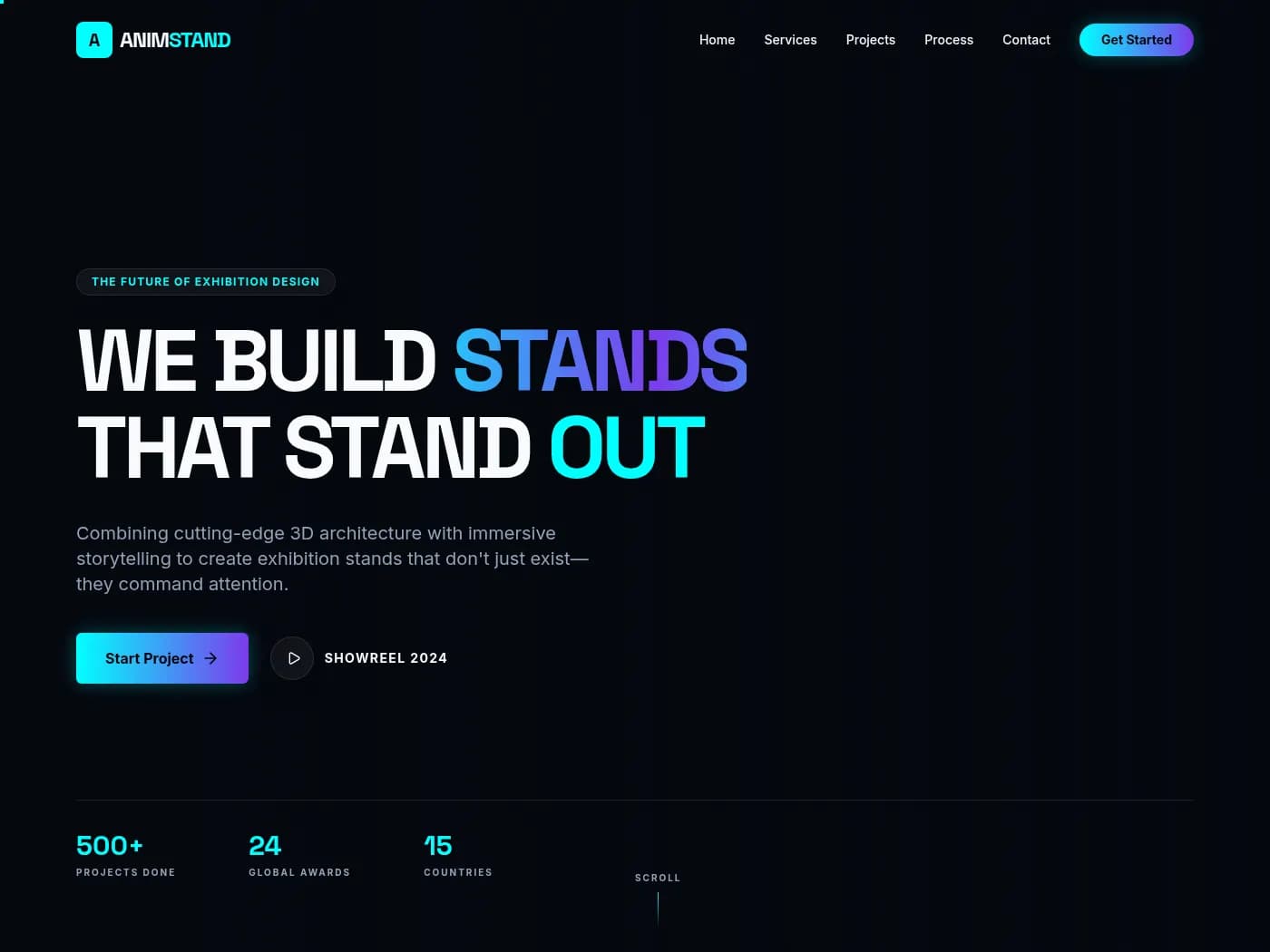 AnimStand Agency Website