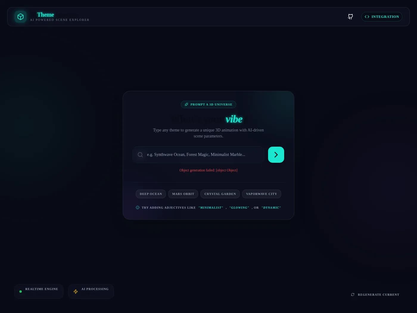 3D Theme Animator
