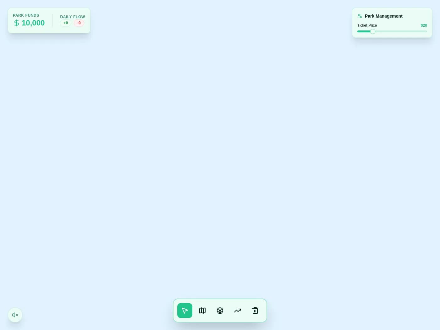 3D Theme Park Builder