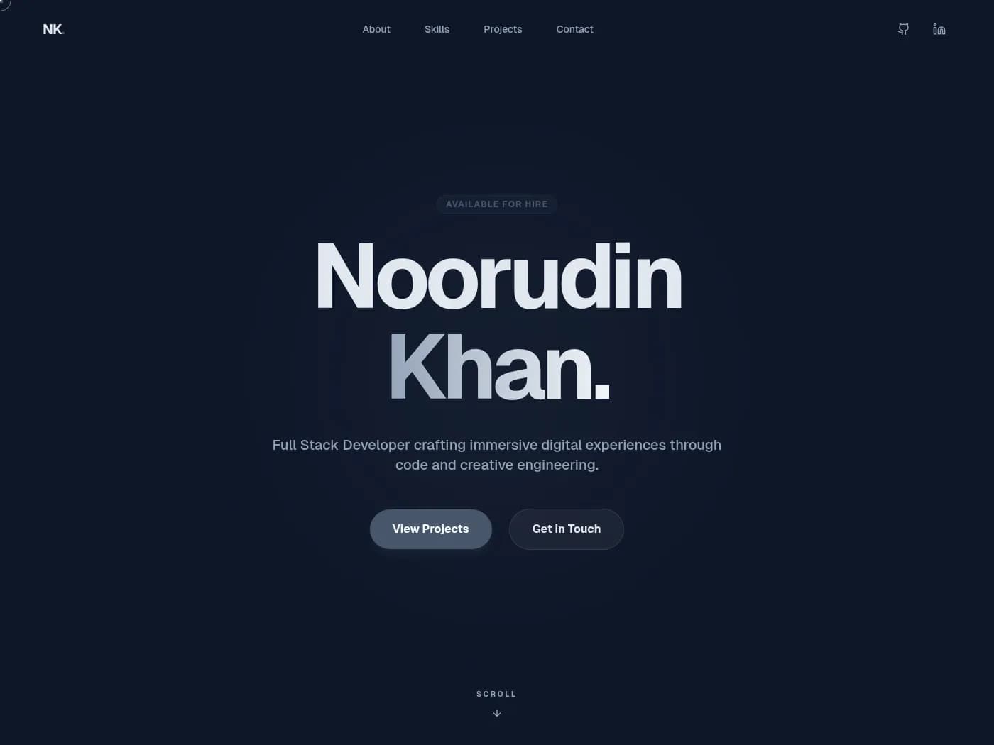 Noorudin 3D Webfolio
