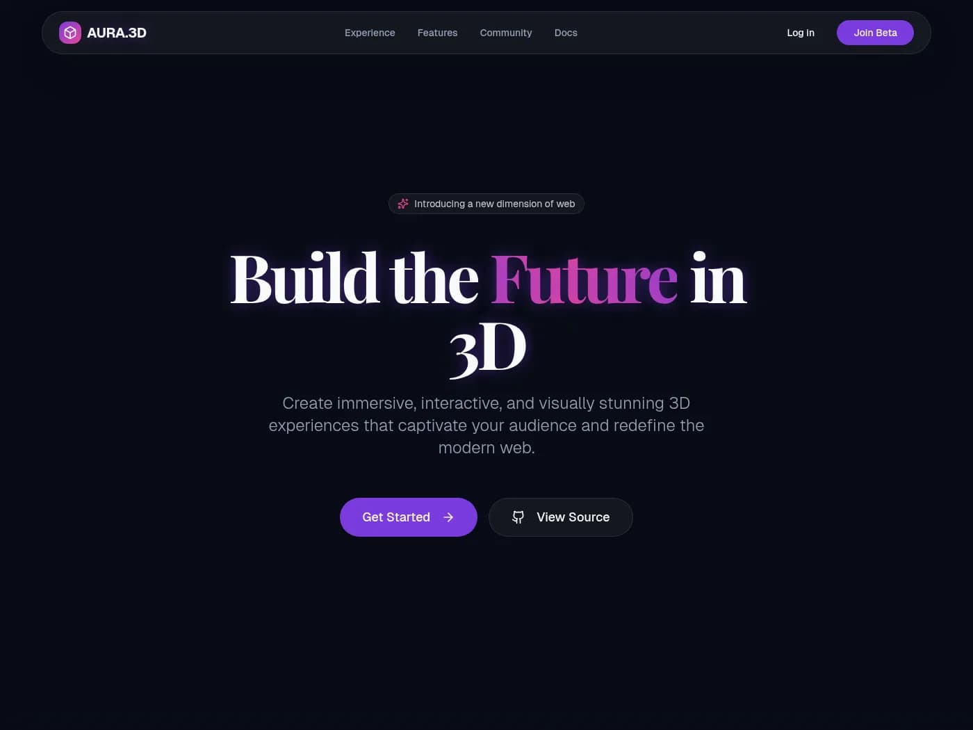 3D Web Experience