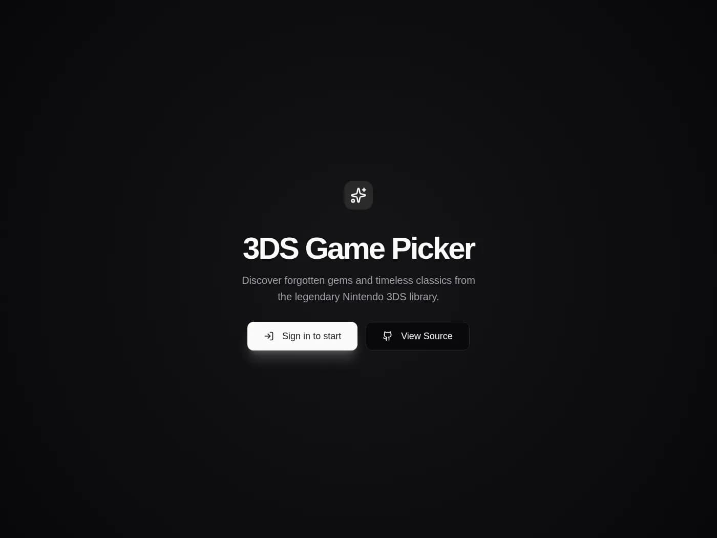 3DS Game Picker