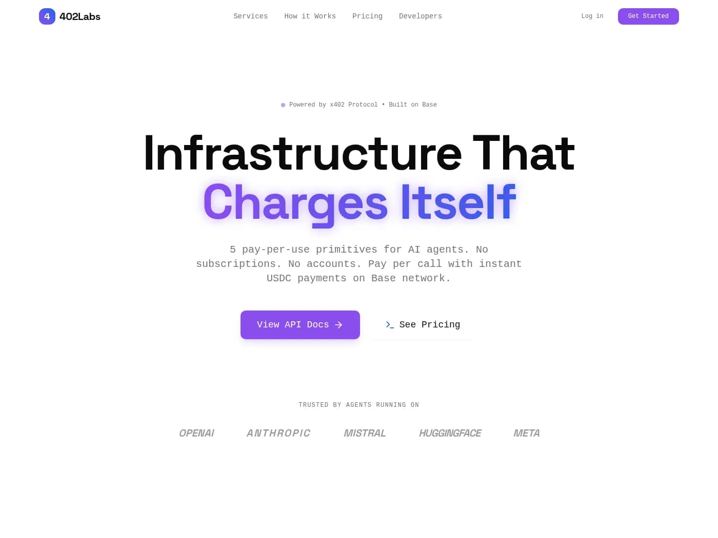 402Labs Landing Page