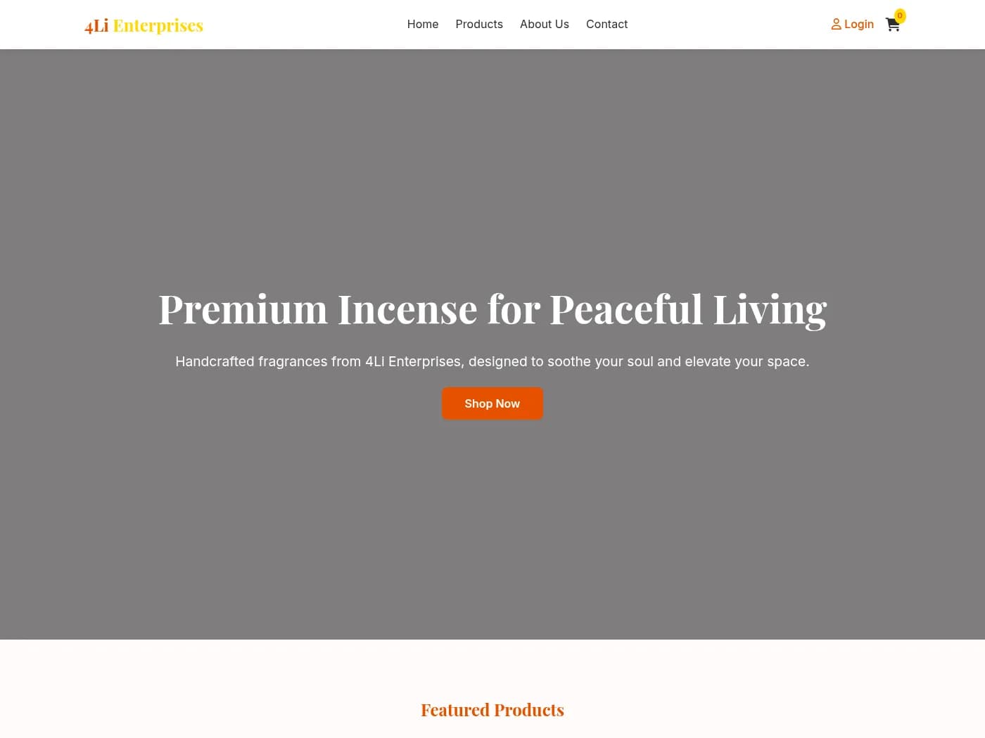 4Li E-Commerce Frontend
