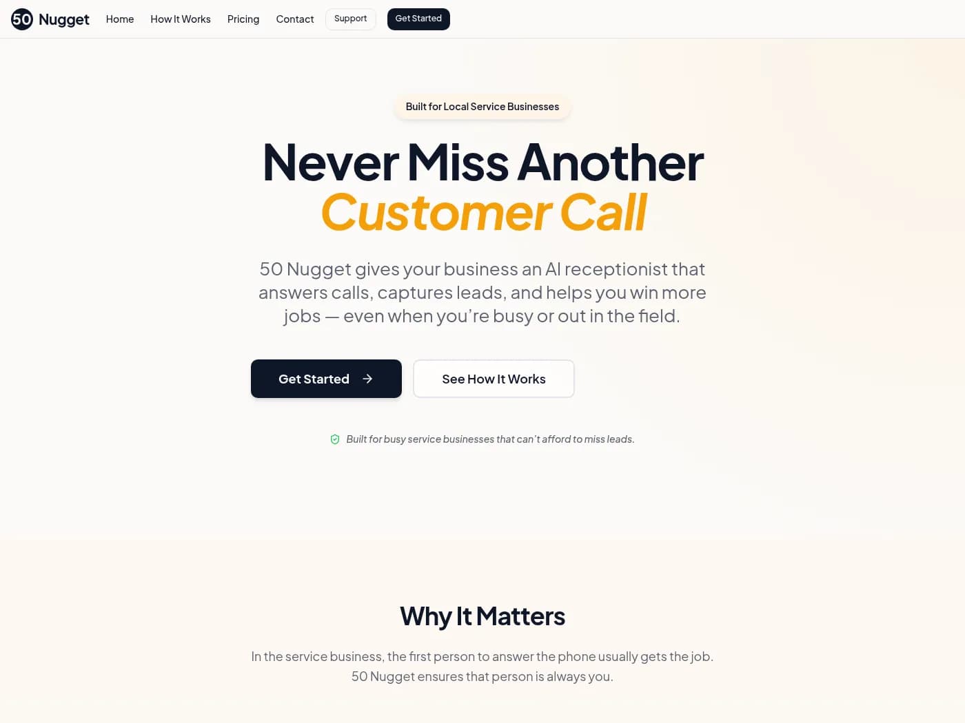 50 Nugget SaaS Website