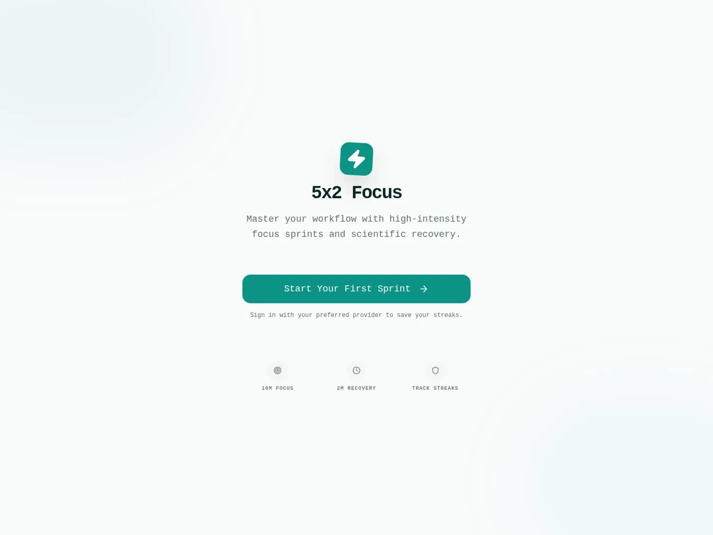 5x2 Productivity Tool