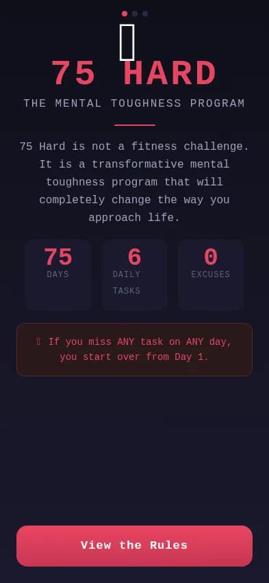 75 Hard Challenge App