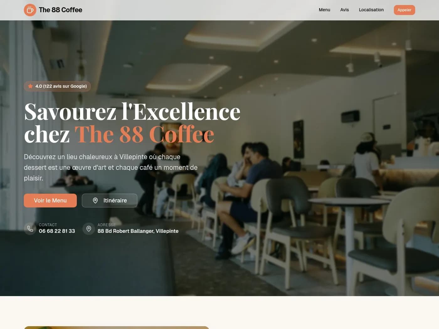 The 88 Coffee Website