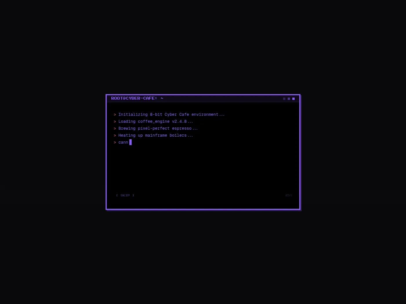 8Bit Cyber Cafe