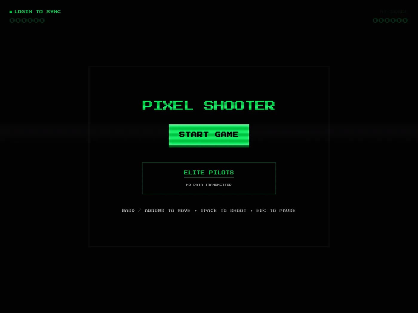 Pixel Shooter Game