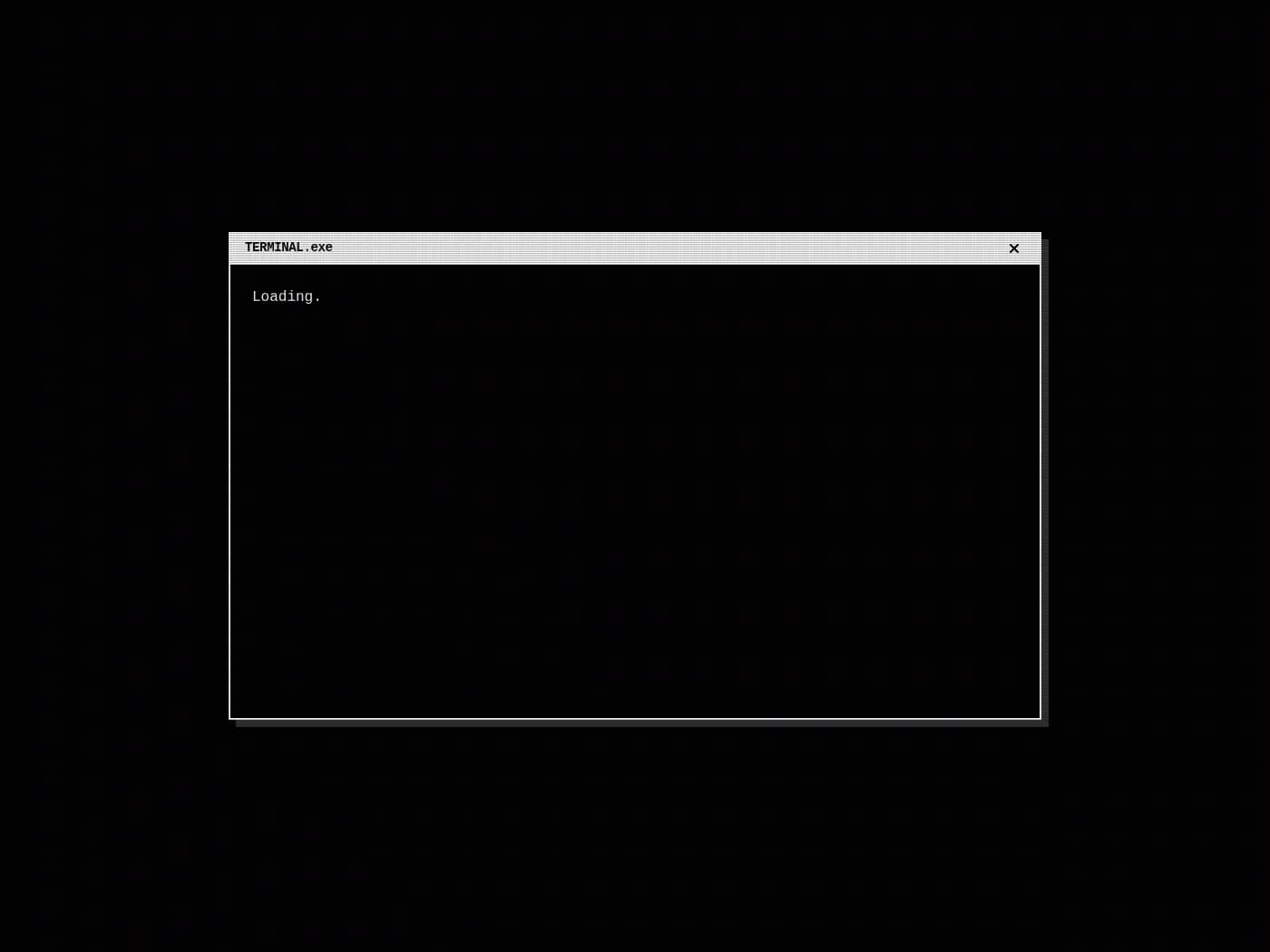 8-Bit Terminal Experience