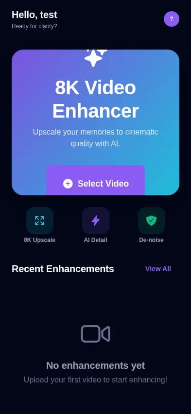 8K Video Enhancer