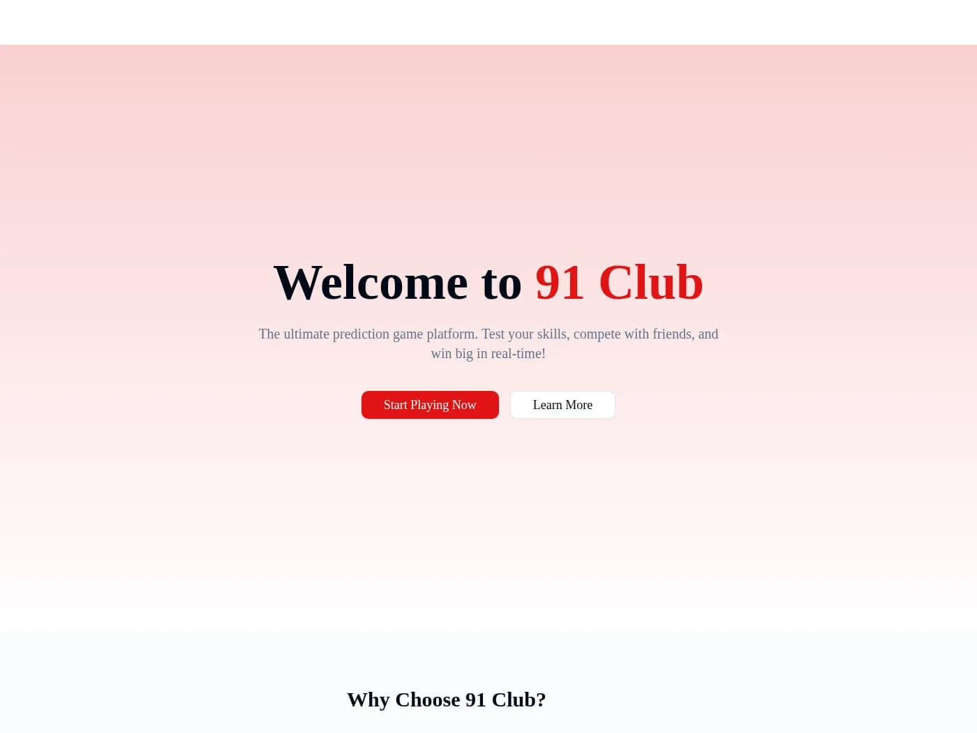 91 Club Game Clone