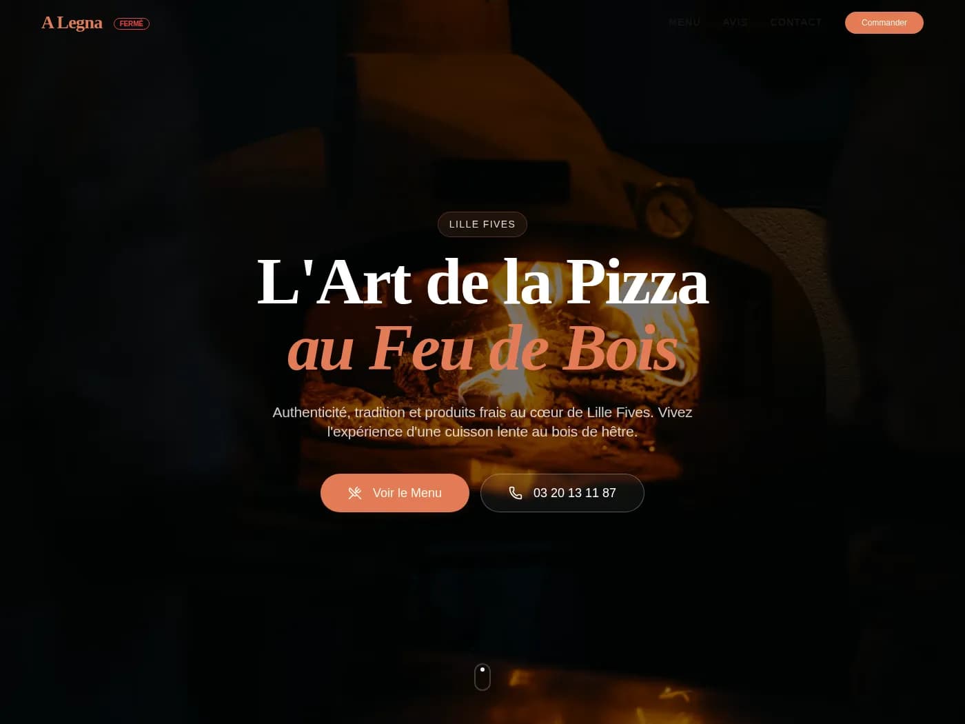 A Legna Pizzeria Web