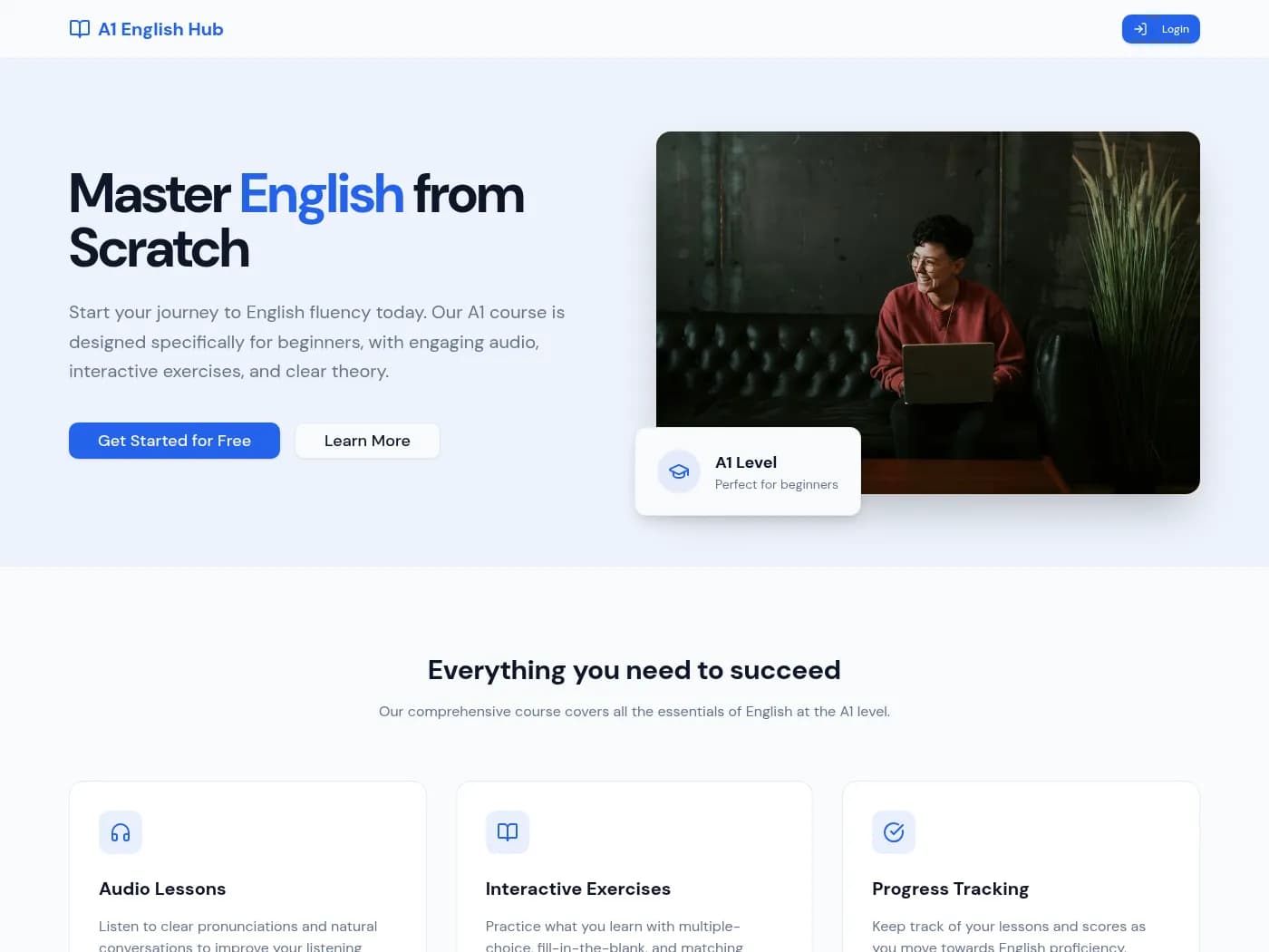 A1 English Course Hub