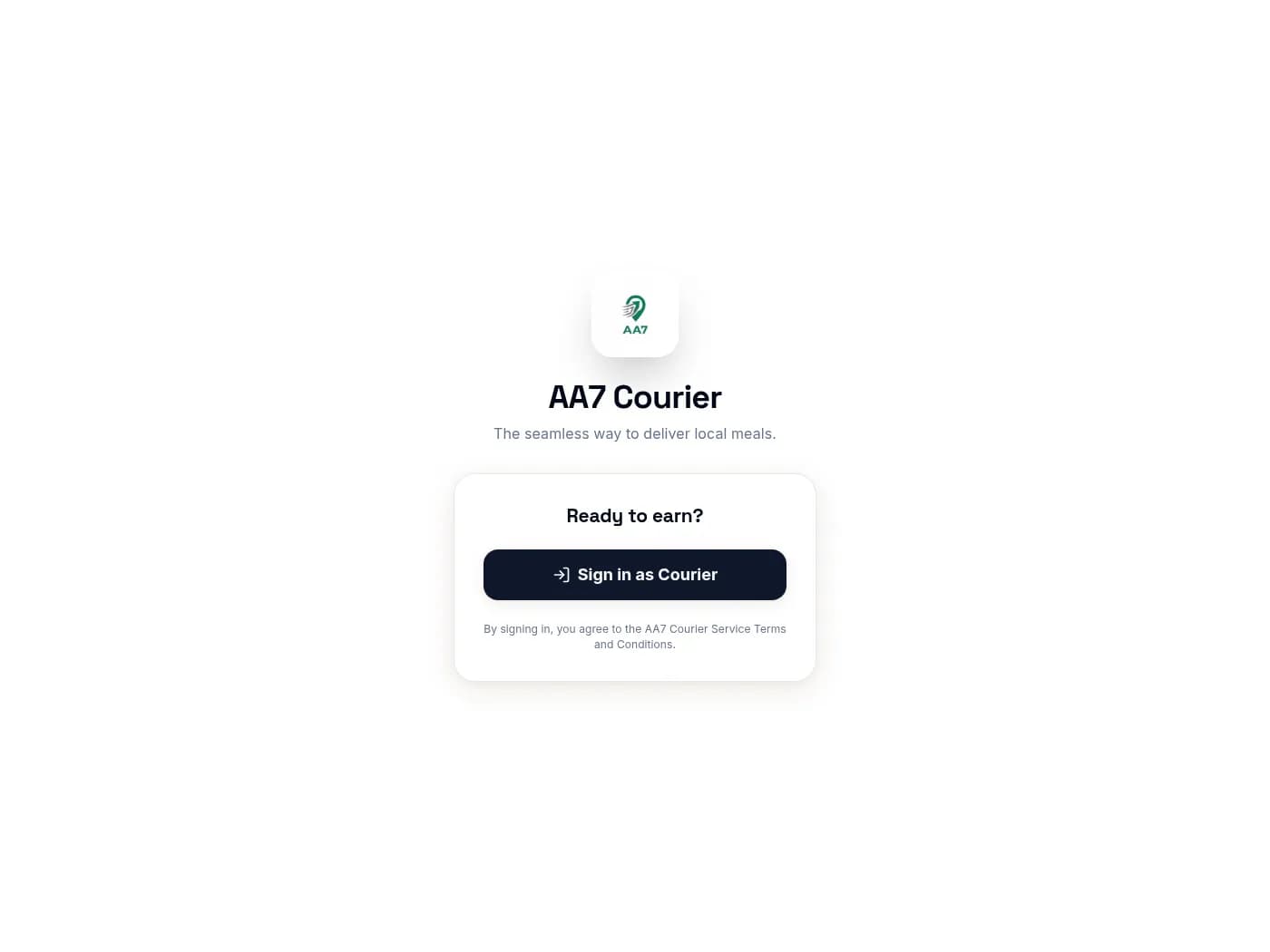 AA7 FoodDelivery App