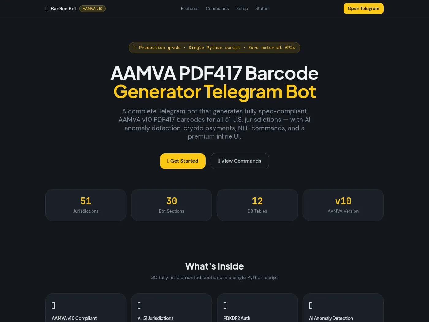 BarGen Bot