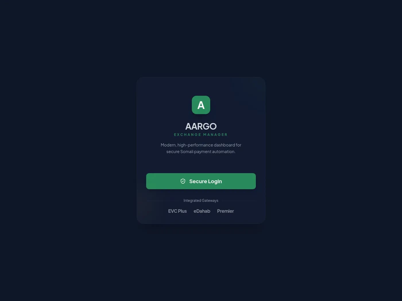 AARGO Exchange Manager