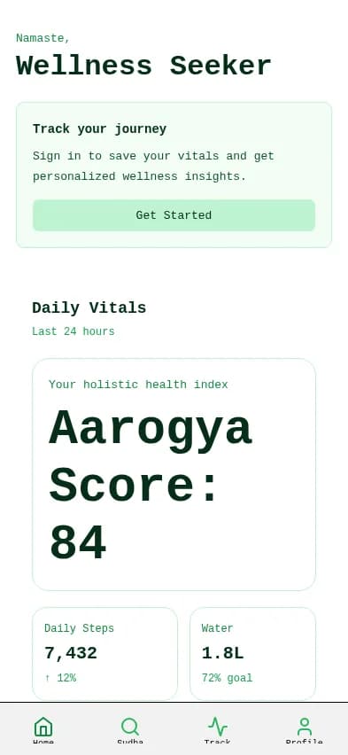 Aarogya Sudha App