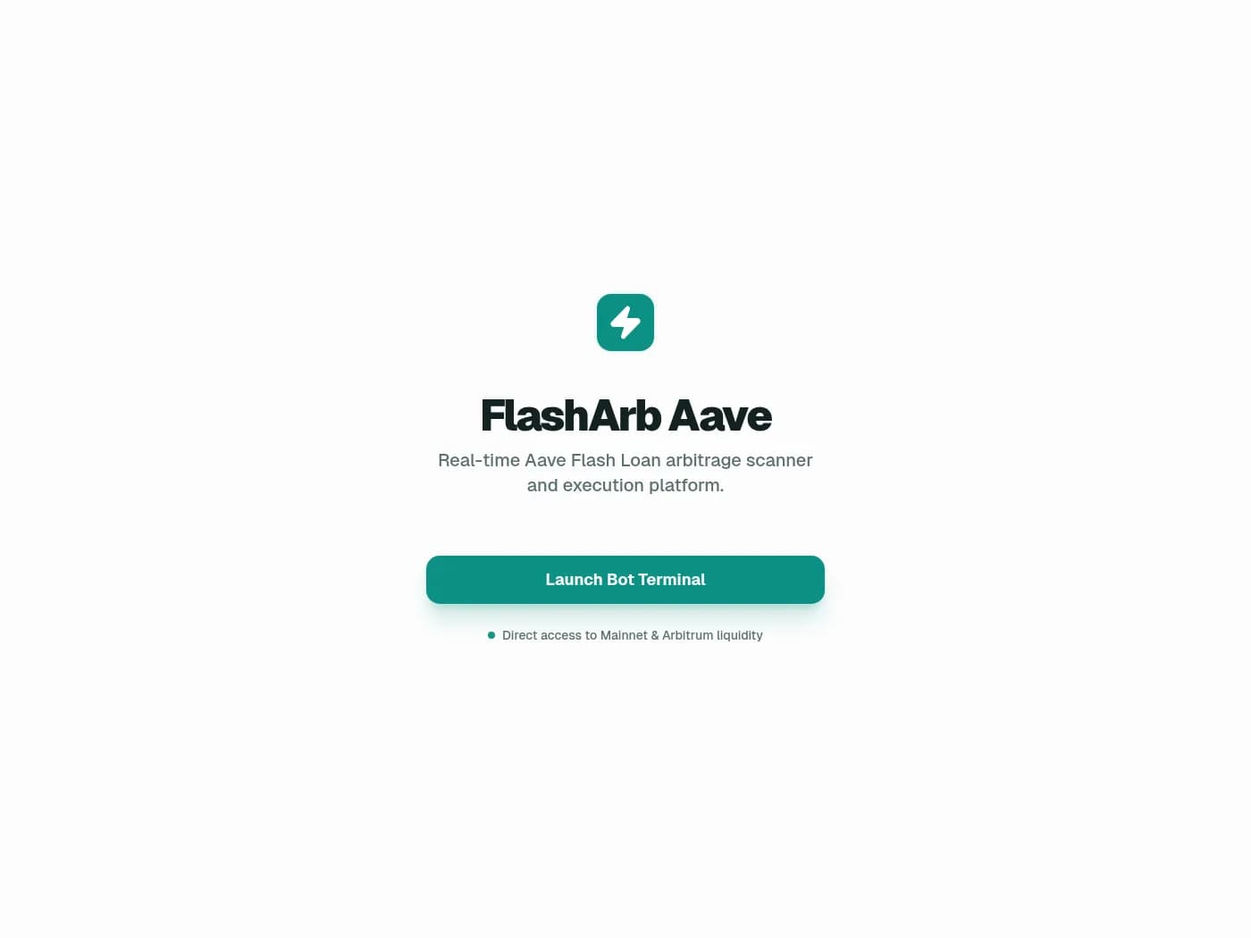 Aave Flash Arbitrage Bot