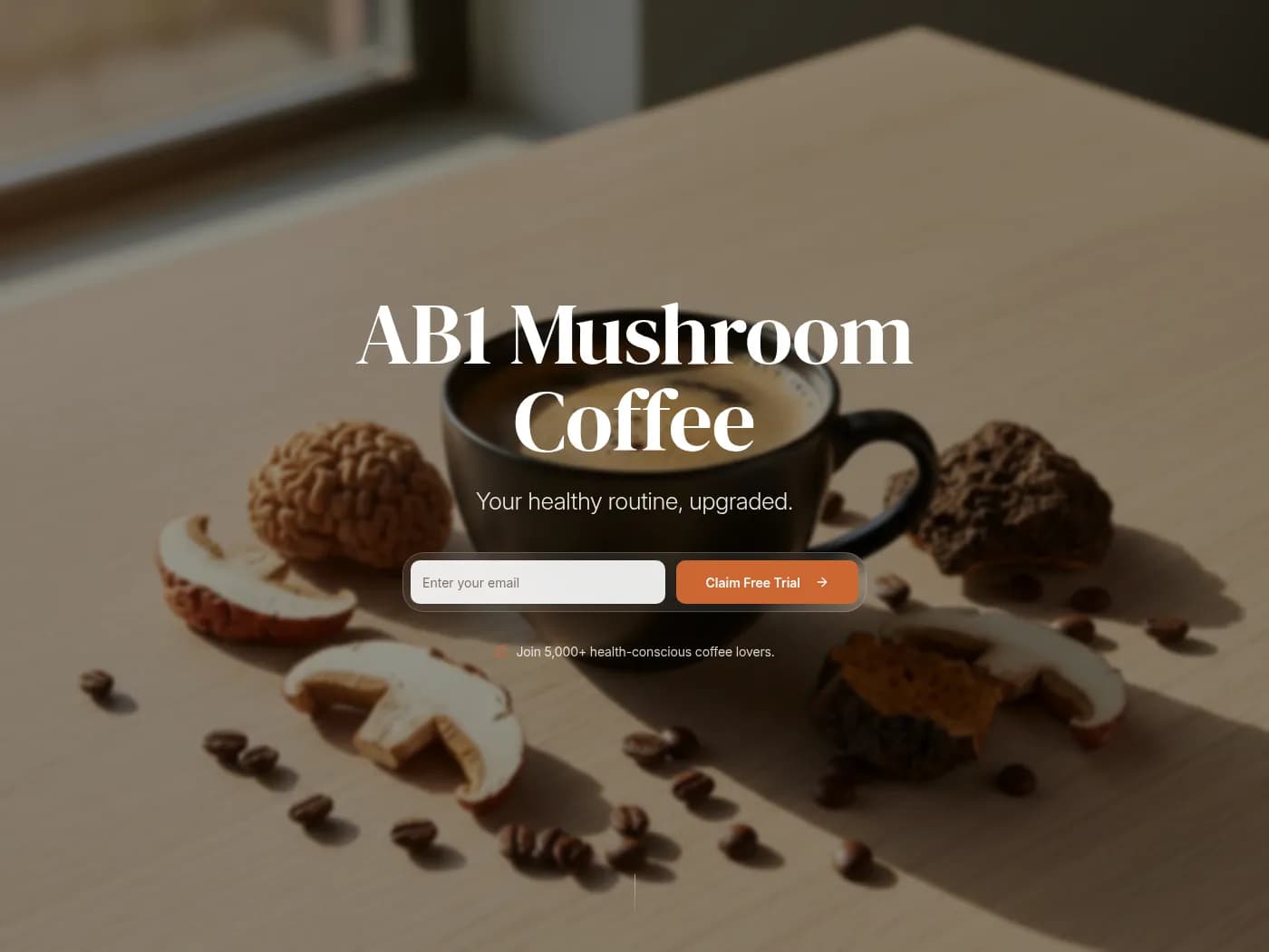 AB1 Coffee Trial Landing