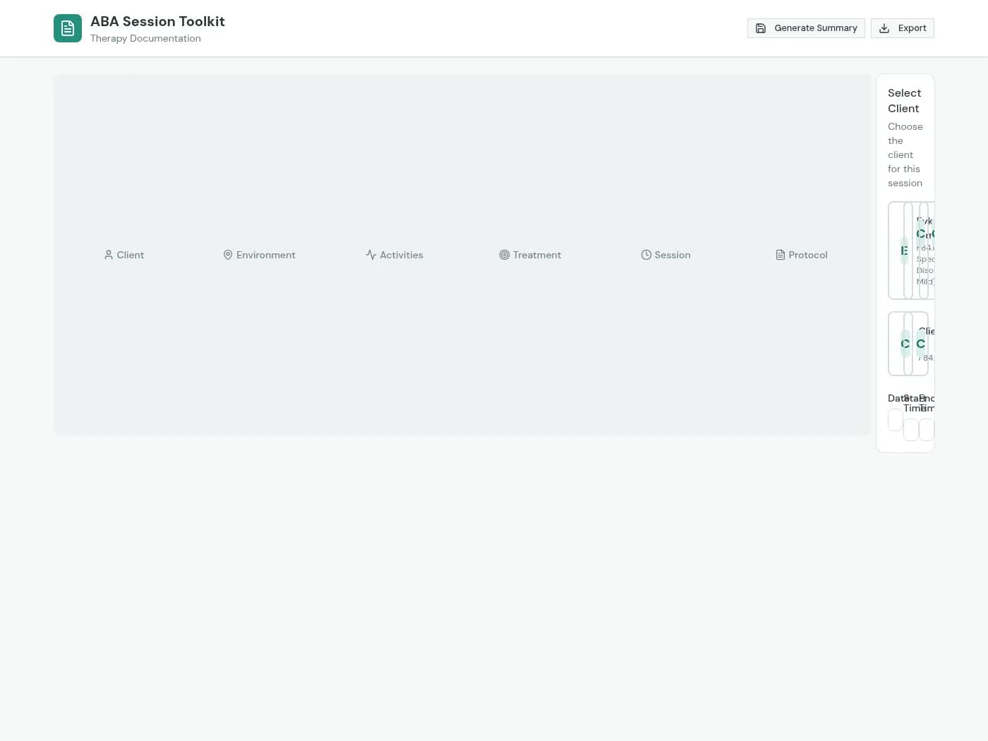 ABA Session Toolkit
