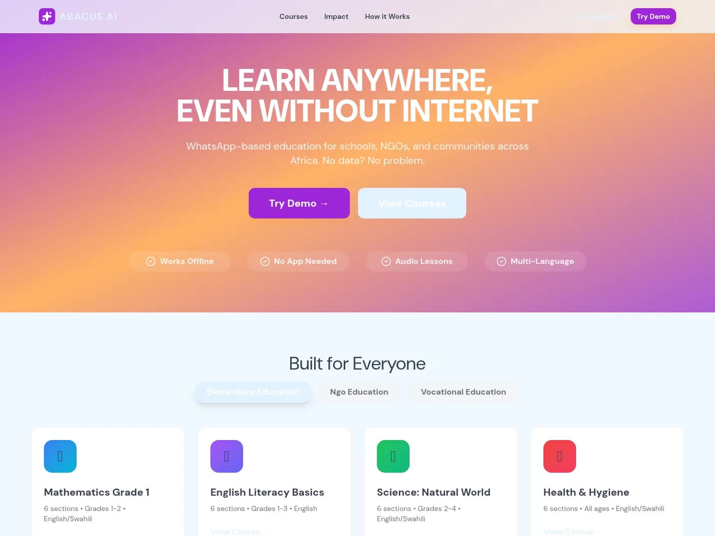 Abacus AI Prototype
